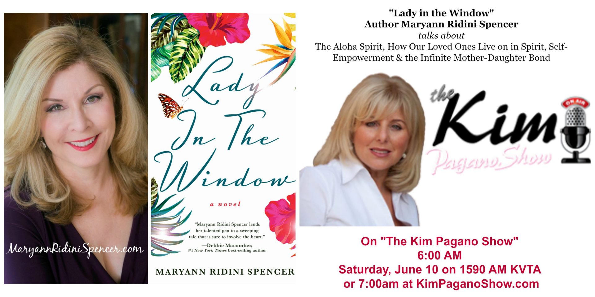 Maryann Joins Kim Pagano on "The Kim Pagano Show" (KVTA 1590 AM) Sat ...