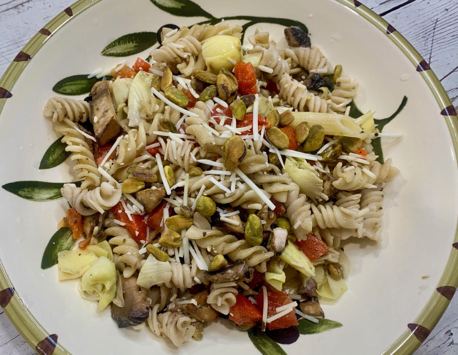 Artichoke & Portobello Mushroom Pasta